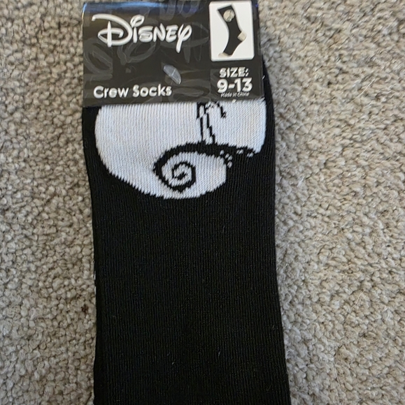 Disney | Accessories | Disney Black And White Crew Socks | Poshmark